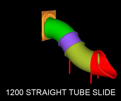 Straight Tube Slide 1200 | Commercial Playgrounds