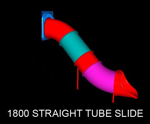 Straight Tube Slide 1800 | Commercial Playgrounds