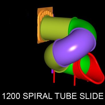 Spiral Tube Slide 1500 | Commercial Playgrounds